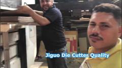 JIGUO Semi-Automatic Die Cutting Stripping Machine Cardboard Box