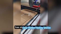 Large format window patchine machine
