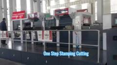 How to complete hot stamping, die cutting and waste removal in one step