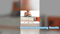Hydraulic Hot Stamping Machine | Exquisite Hot Foil Stamping on Packaging Paper