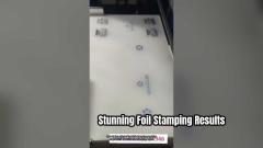Industrial  Automatic Hot Foil Stamping Machine Achieve Exceptional Stamping Results