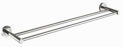 China D52024 double towel bar bathroom accessory sanitary ware brass chrome luxury cheap bathroom living room hotel for sale