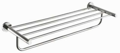 China 52048 towel shelf bathroom accessory sanitary ware brass chrome luxury cheap bathroom living room hotel for sale