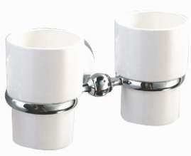 China D53067 double tumbler holder bathroom accessory zinc chrome finish tumbler holder towel bar paper holder soap dish for sale