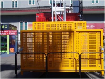 China Painted 5000kg Building Site Hoist For Construction Materials Transportation for sale