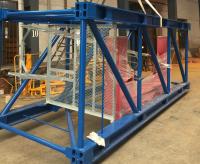 China Epoxy Painting 6000mm Tower Crane Mast Section with High Precision Processing for sale