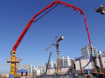 Κίνα Υδραυλικός συγκεκριμένος τοποθετώντας βραχίονας 5.5kw περιστροφή 360 βαθμού με τη μάνικα 3m προς πώληση