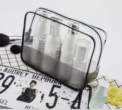 China Douane Promotietoiletry Zak, Waterdichte de Reistoiletry van pvc Plastic Duidelijke Zak Te koop