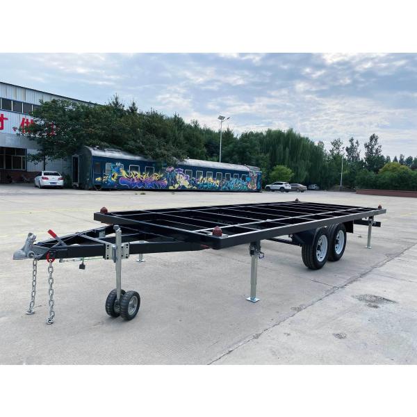 Quality Double Axis Tiny House Trailers ATM 4500kg Moving House Trailers 20FT for sale