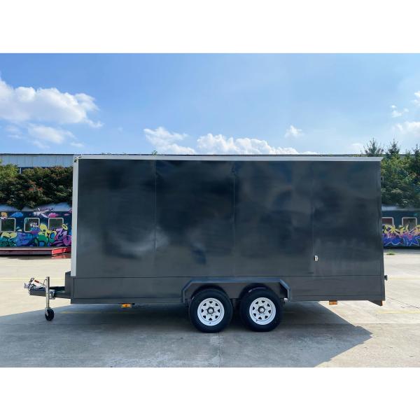 Quality Steel Structure Box Trailer Customizable Enclosed Cargo Trailer 6200*2550*800mm for sale
