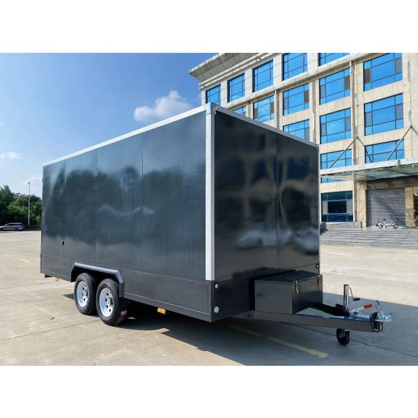 Quality Steel Structure Box Trailer Customizable Enclosed Cargo Trailer 6200*2550*800mm for sale