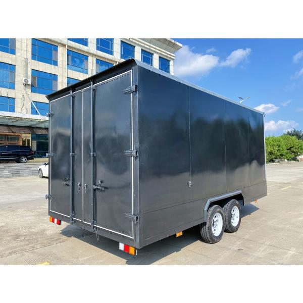Quality Steel Structure Box Trailer Customizable Enclosed Cargo Trailer 6200*2550*800mm for sale