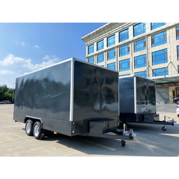 Quality Steel Structure Box Trailer Customizable Enclosed Cargo Trailer 6200*2550*800mm for sale