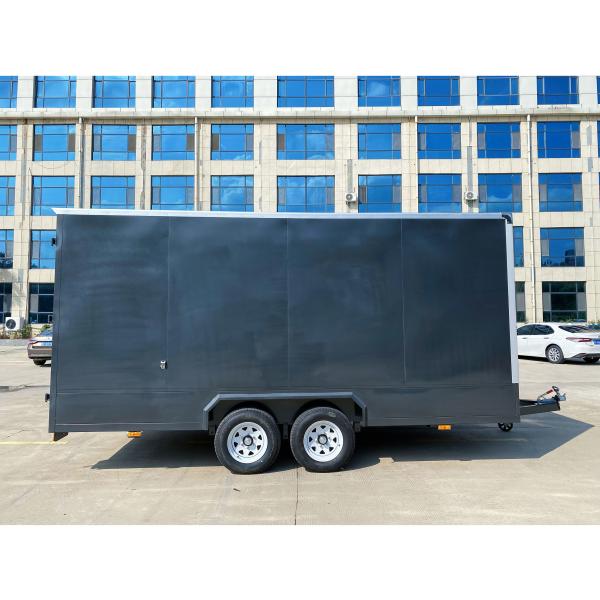 Quality Steel Structure Box Trailer Customizable Enclosed Cargo Trailer 6200*2550*800mm for sale