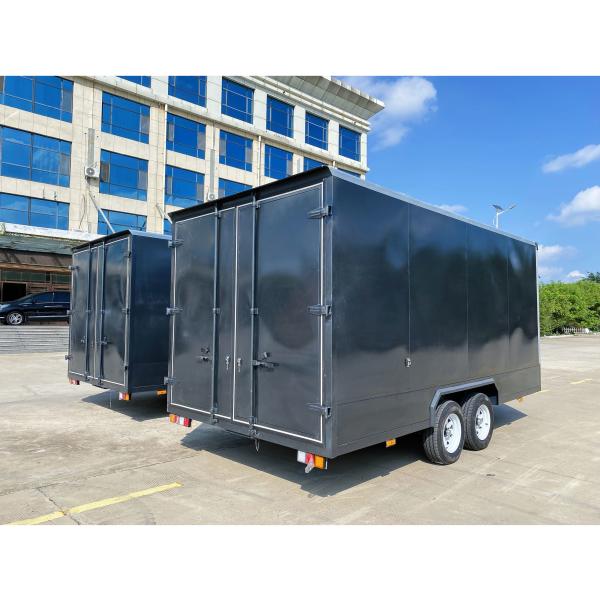 Quality Steel Structure Box Trailer Customizable Enclosed Cargo Trailer 6200*2550*800mm for sale