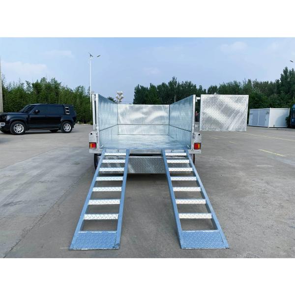 Quality 10*5 Double Box Type Trailer Agricultural Self Unloading Tipper Box Trailer for sale