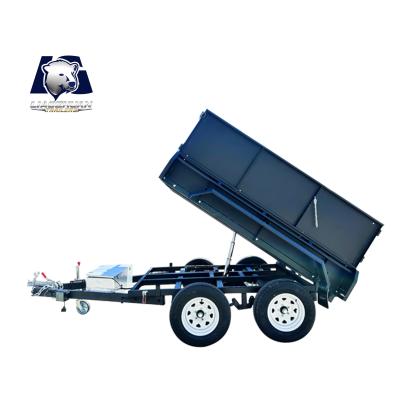 China Two Axle Hydraulic Tipper Trailers 8x5  Trailers for sale
