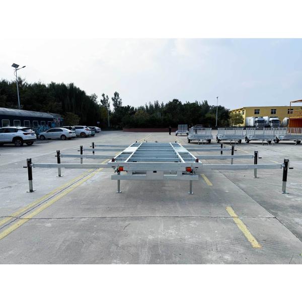 Quality Hot-Dip Galvanizing Skeleton Trailer with 4500 kg ATM and Modular Design for for sale
