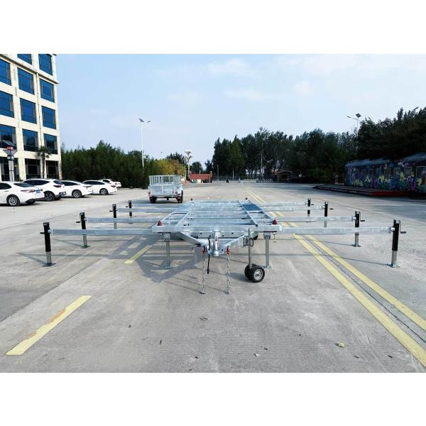 Quality Hot-Dip Galvanizing Skeleton Trailer with 4500 kg ATM and Modular Design for for sale