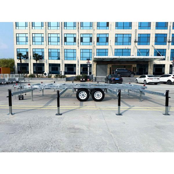 Quality Hot-Dip Galvanizing Skeleton Trailer with 4500 kg ATM and Modular Design for for sale