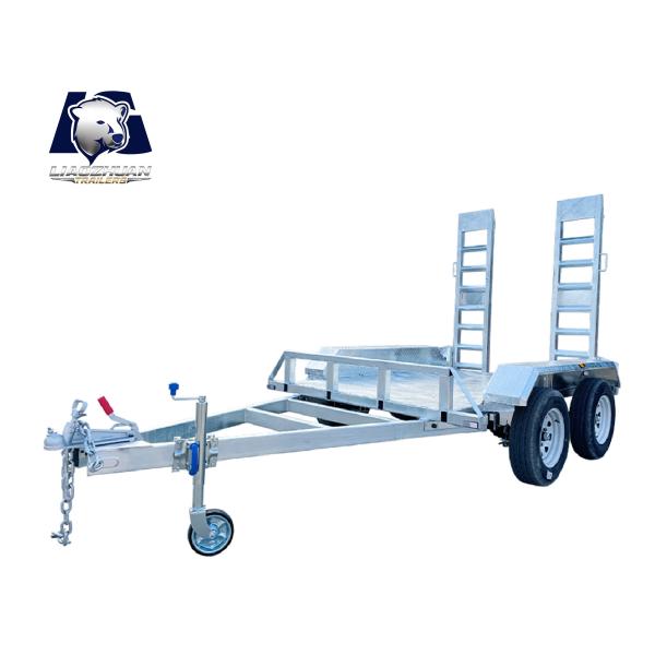 Quality Small Excavator Plant Trailers ATM 3000kg 8x5 Plant Trailer For Agricultural for sale