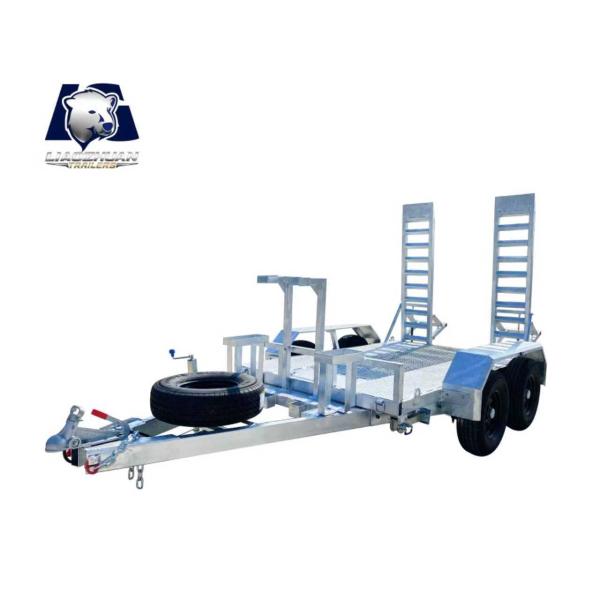 Quality ADR-Compliant 4000kg ATM Plant Trailer with Hot-Dip Galvanizing for Excavators and Agricultural Use for sale