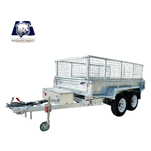 Quality 10 X 5 Hydraulic Tipper Trailer Corrosion Resistant Tipper Box Trailers Fully Welded for sale