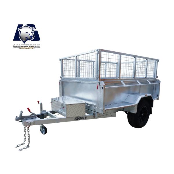 Quality 8x5 Hydraulic Tipper Trailer with Hot-dip Galvanizing and 2000kg ATM Fully Welded Dump Box Trailer for sale