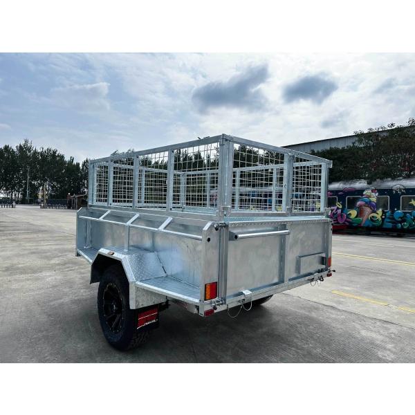 Quality 8x5 Hydraulic Tipper Trailer with Hot-dip Galvanizing and 2000kg ATM Fully for sale