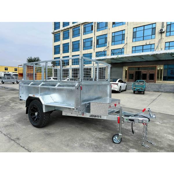 Quality 8x5 Hydraulic Tipper Trailer with Hot-dip Galvanizing and 2000kg ATM Fully for sale