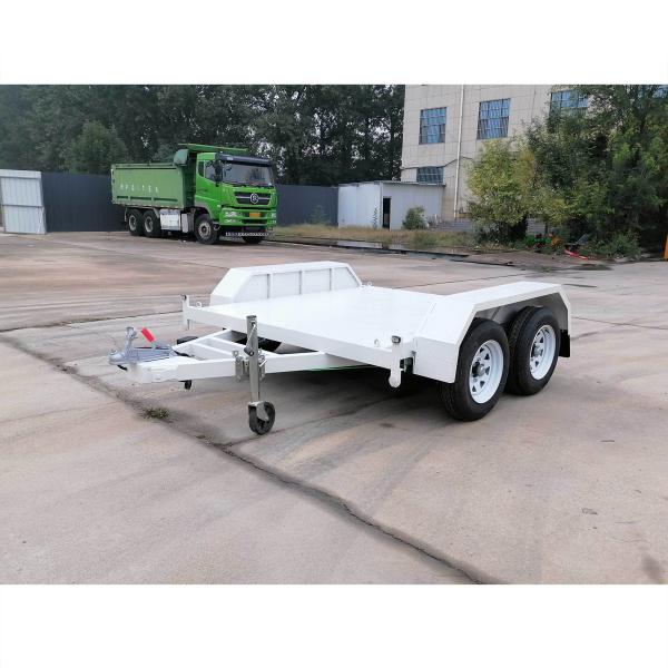 Quality White Flat Top Trailers Self Respect 680kg Flatbed Equipment Trailer for sale