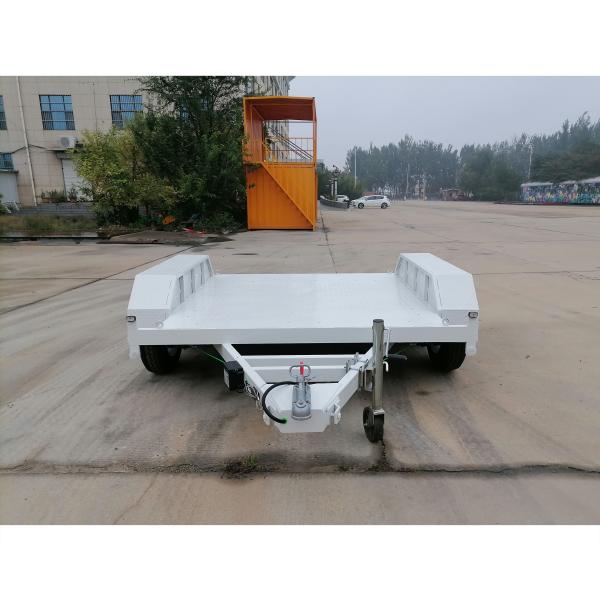 Quality White Flat Top Trailers Self Respect 680kg Flatbed Equipment Trailer for sale