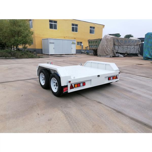 Quality White Flat Top Trailers Self Respect 680kg Flatbed Equipment Trailer for sale