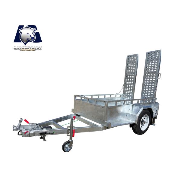 Quality Full Welded Single Axis Scissor Type Lifting Trailer for sale
