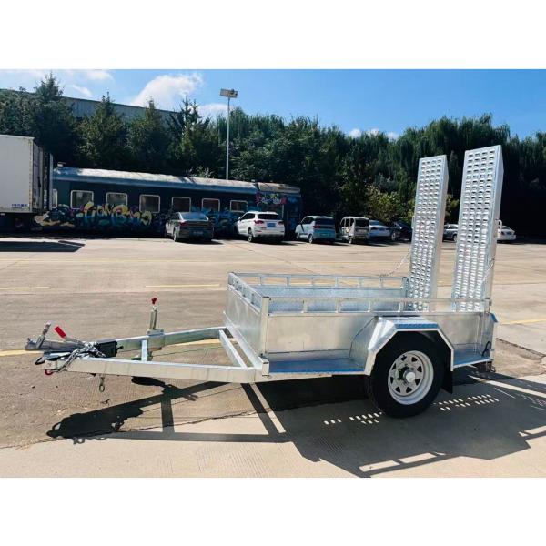Quality Full Welded Single Axis Scissor Type Lifting Trailer for sale