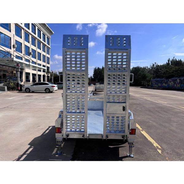 Quality Full Welded Single Axis Scissor Type Lifting Trailer for sale