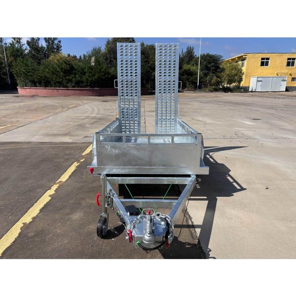 Quality Full Welded Single Axis Scissor Type Lifting Trailer for sale