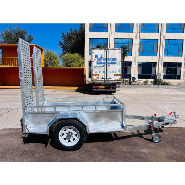 Quality Full Welded Single Axis Scissor Type Lifting Trailer for sale