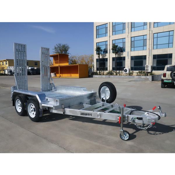 Quality Full Welded Single Axis Scissor Type Lifting Trailer for sale