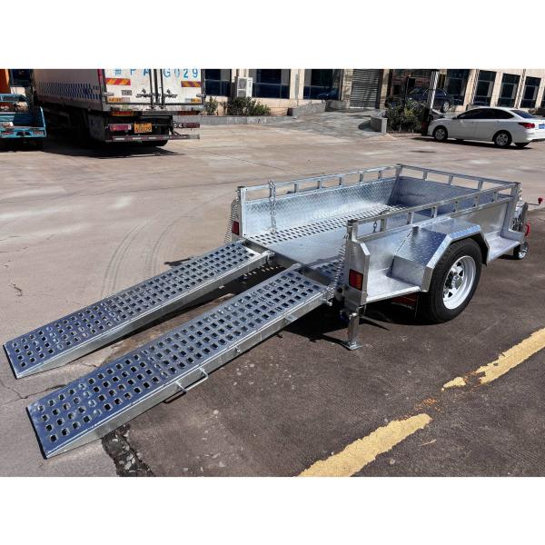 Quality Full Welded Single Axis Scissor Type Lifting Trailer for sale