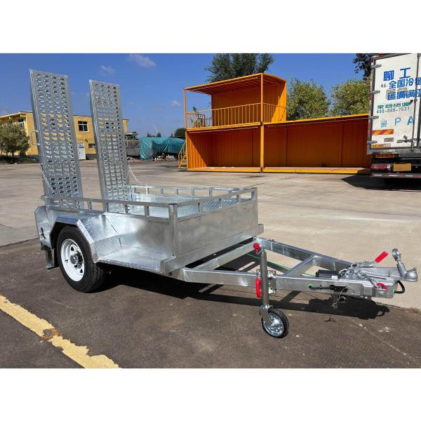 Quality Full Welded Single Axis Scissor Type Lifting Trailer for sale