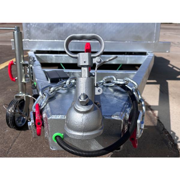 Quality Full Welded Single Axis Scissor Type Lifting Trailer for sale