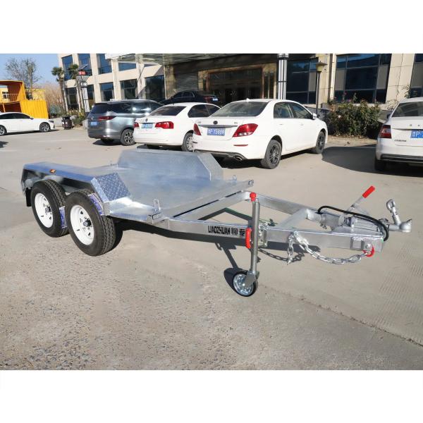 Quality Fully Welded Two Axis Generator Trailer With Hot Dip Galvanizing for sale
