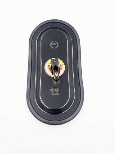 Quality Universal Elliptical Rearview Mirror Excavator Spare Parts Black for sale