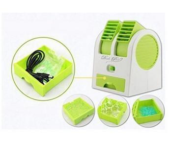 China Desktop Dual Bladeless Portable Adjustable Angles Scented Air Conditioning Air Cooler USB Electric Mini Fan for Summer for sale