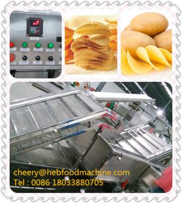 China factory cheap new deisgn  oil frying fresh potato chips machine for sale