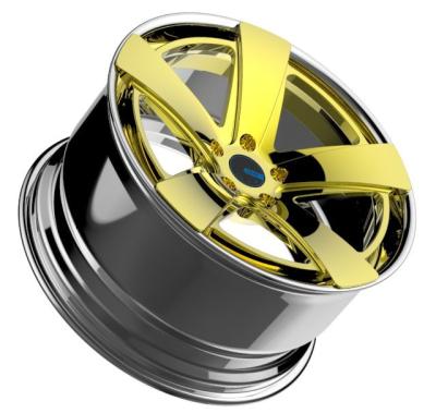 Cina Centro polacco dell'oro ruota forgiata 2 pezzi per il benz di Audi BMW in vendita