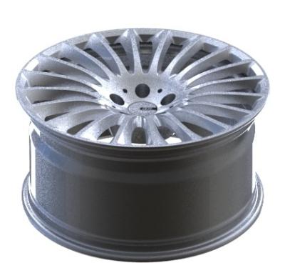 Cina Ruote concave del multi raggio d'argento 6061 T6 PCD 5-115 a 19 pollici in vendita