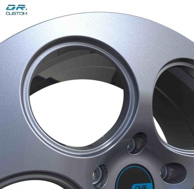 Cina Gli iper orli a 18 pollici d'argento di un pezzo 5x112 hanno lucidato le ruote di alluminio in vendita