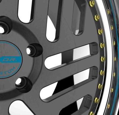 Cina Cerchioni di Gray Deep Dish Off Road ET15 5x108 a 17 pollici in vendita